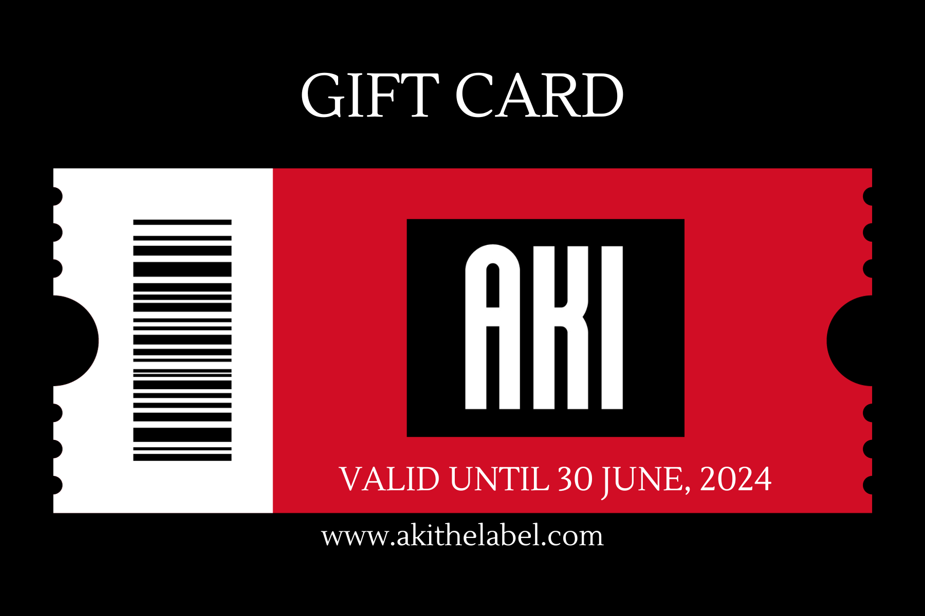 AKI Gift Card – Aki The Label